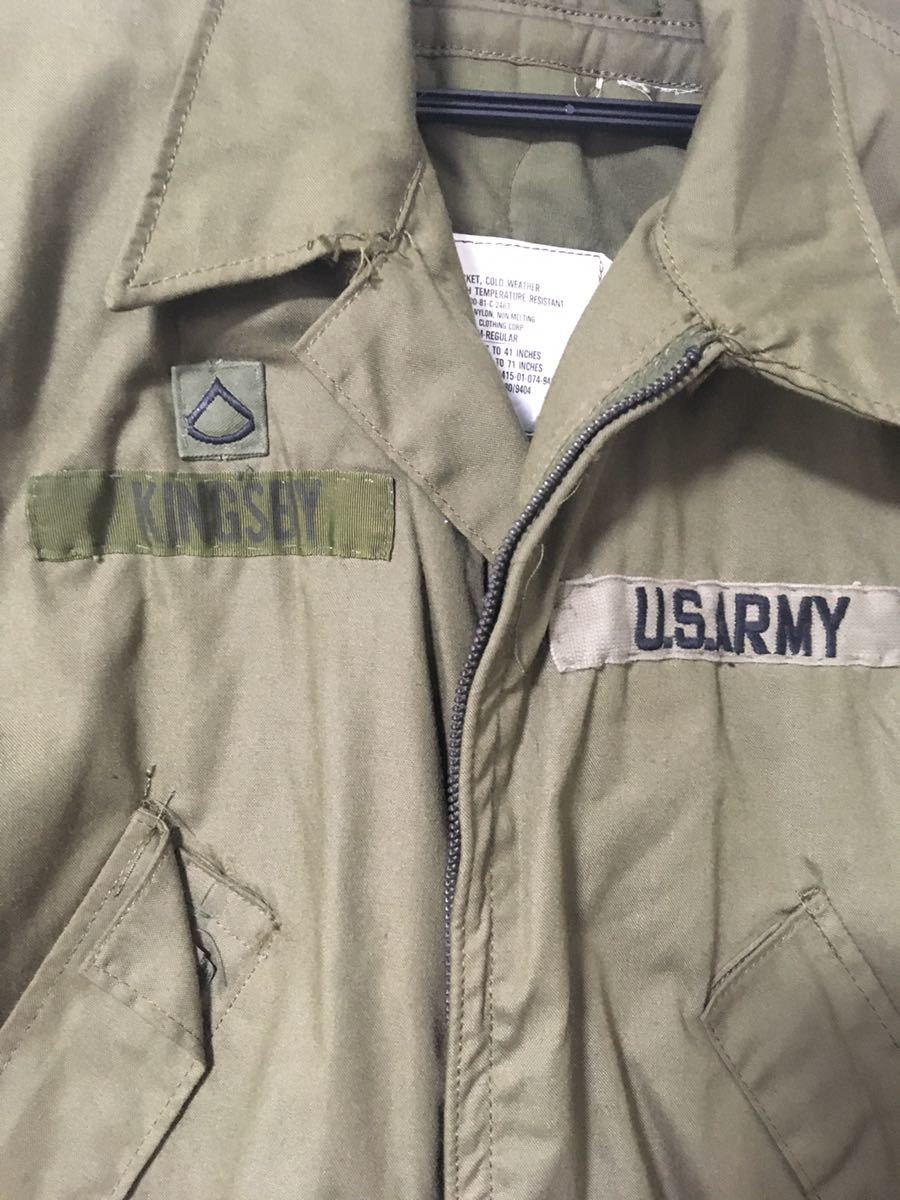 米軍 実物 CVC ヘリクルー タンカース ジャケット ビンテージ 81年 程度良 USARMY USMC USN USAF ミリタリー ...