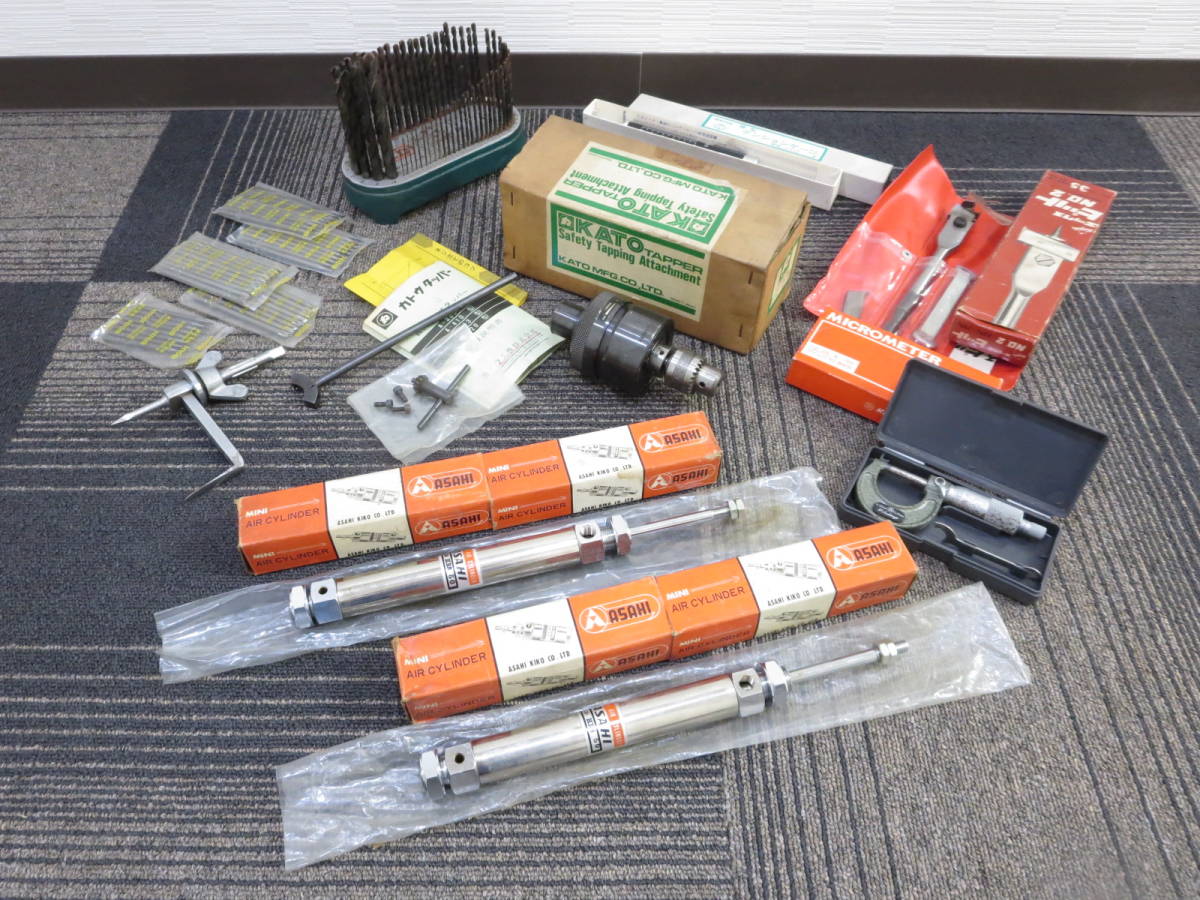 【必見】 KATO カトウ TAPPER タッパー A306 A型 エアー シリンダー UZD ドリルビット 標準外側マイクロメータ 他 ツール 電気工具の落札情報詳細 - ヤフオク落札価格 ...