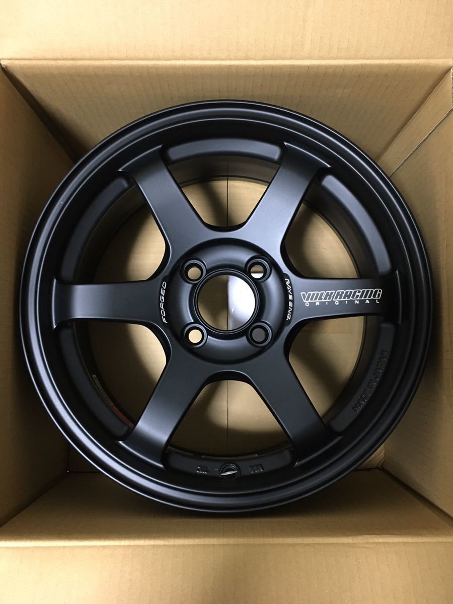 88％以上節約 レイズ VOLK Racing TE37 SONIC CLUB RACER ホイール マットダークガンメタ DM 15インチ× ...