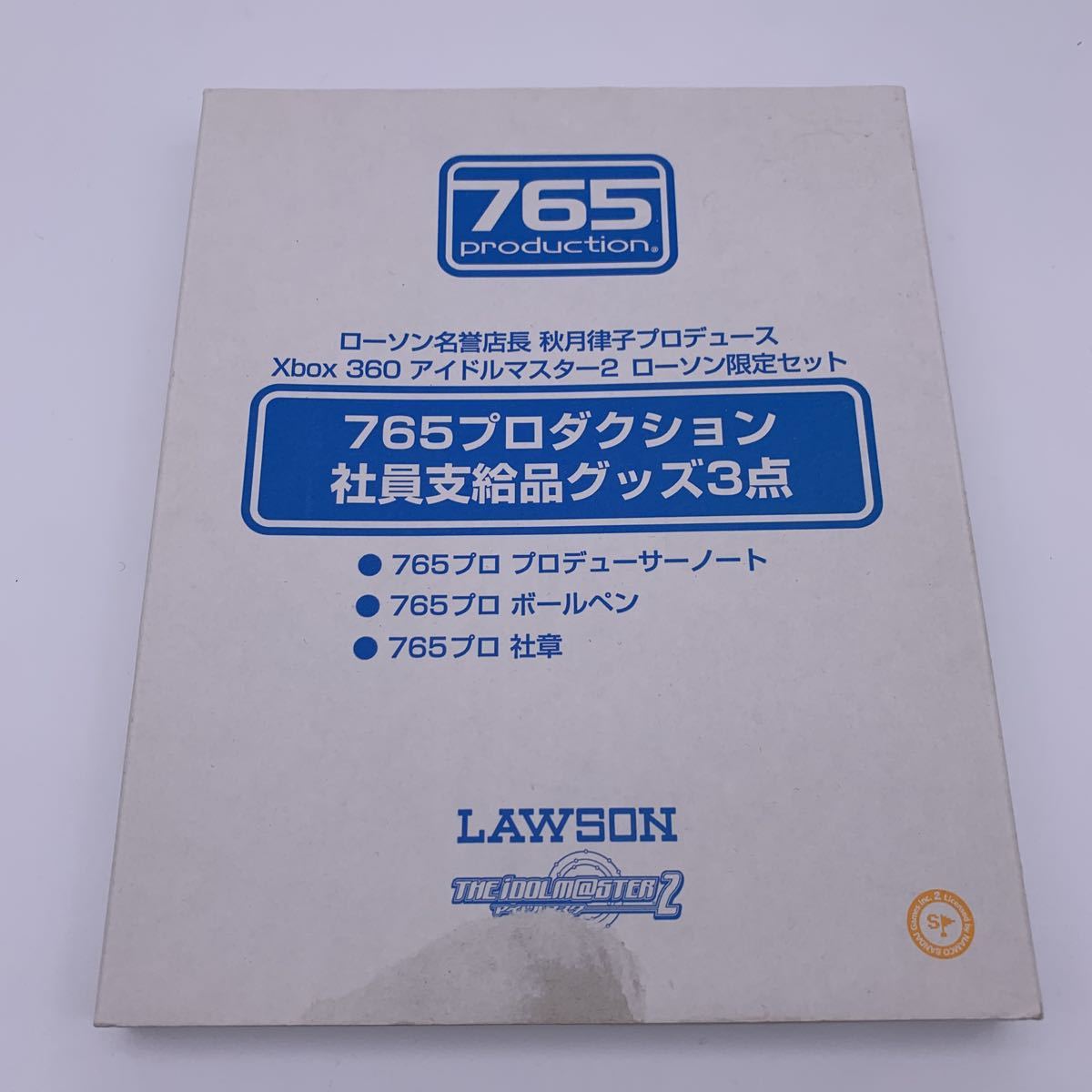 【未使用に近い】レア THE IDOLM@STER 765プロダクション 社員支給品グッズ3点 ボールペン バッジ 社章 秋月律子 アイドル ...