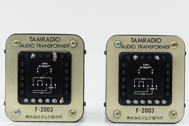 TAMURA F-2003 出力トランスペア F2003 タムラ製作所 008241005J の落札情報詳細 - Yahoo!オークション落札価格検索 オークフリー