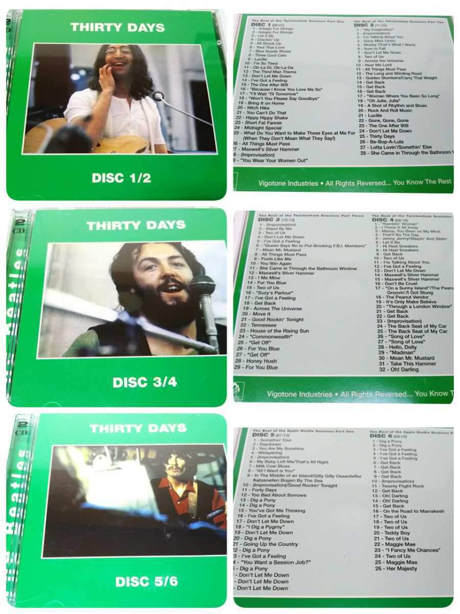 M※ VIG OTONE THE BEATLES THIRTY DAYS /The Ultimate Get Back Sessions ...