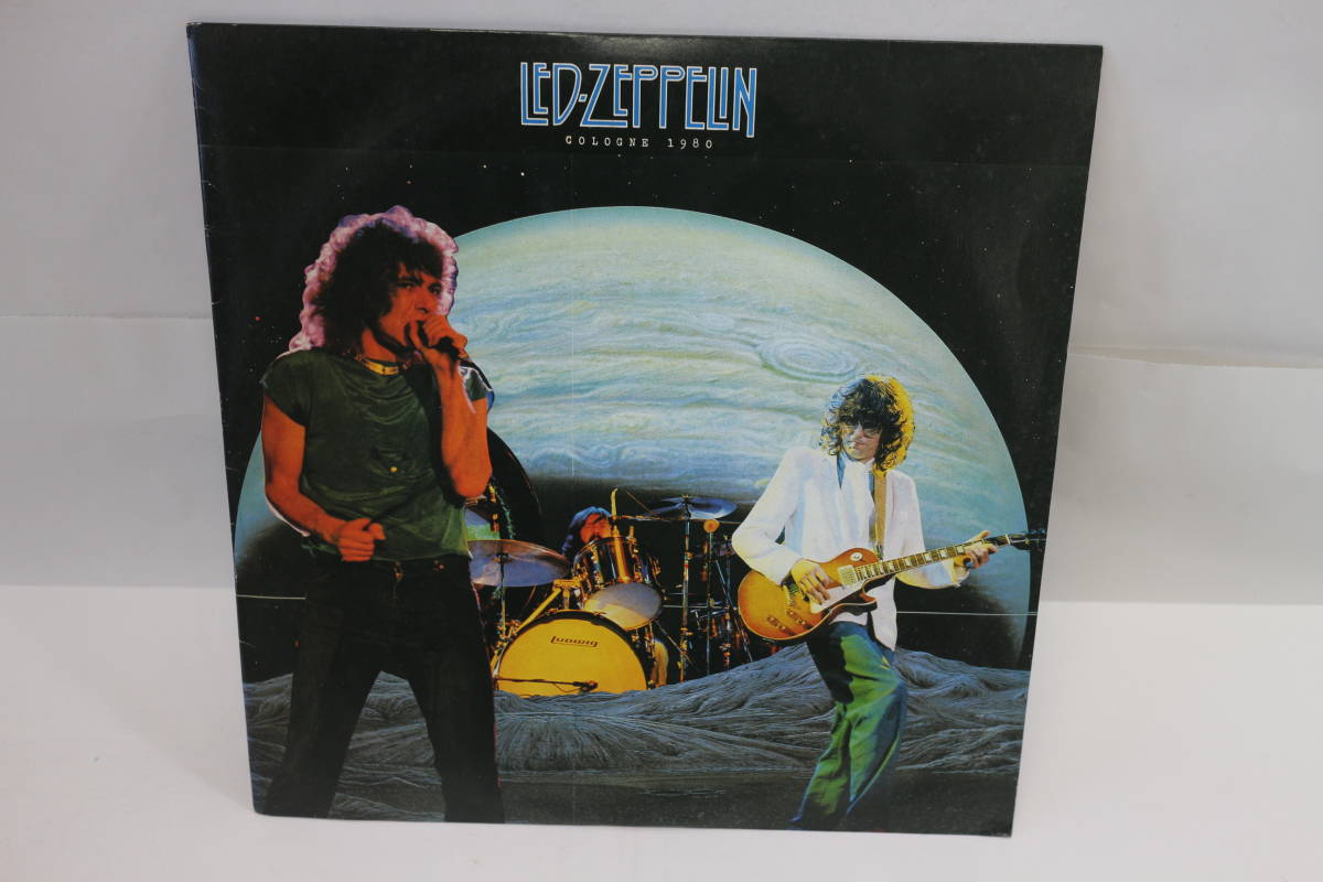 [TK0429R] LP Led Zeppelin/COLOGNE 1980 bootleg 西独盤 三枚組 Koln,west ...