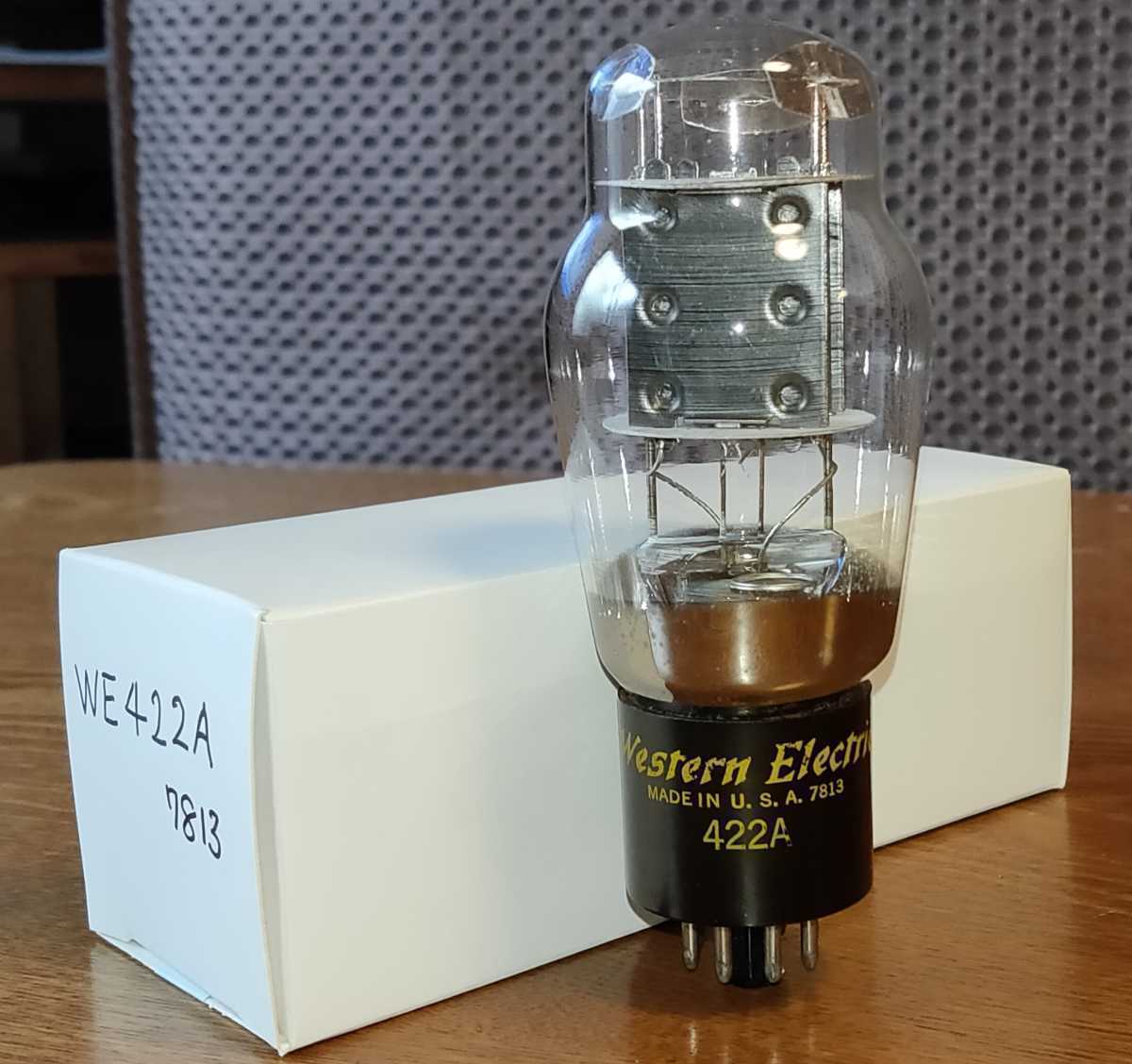真空管 傍熱整流管 Western Electric 422A ( WE422A ) 1978年製 ロットNo. 7813 1本 (測定済 ...