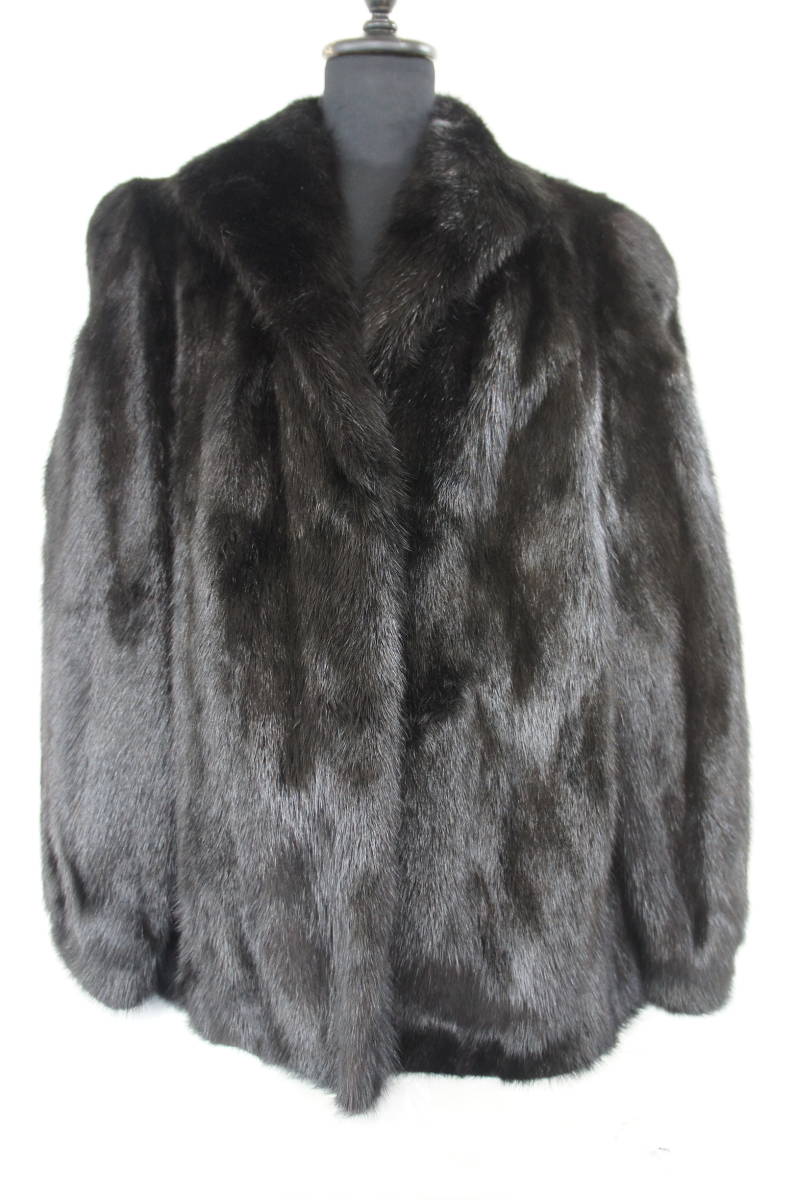 MG Sable FUR エムジー セーブル ブラック系 黒系 15号 丈:約69cm ミンク 毛皮 ハーフコート 100 075119の落札情報詳細 - ヤフオク落札価格検索 オークフリー