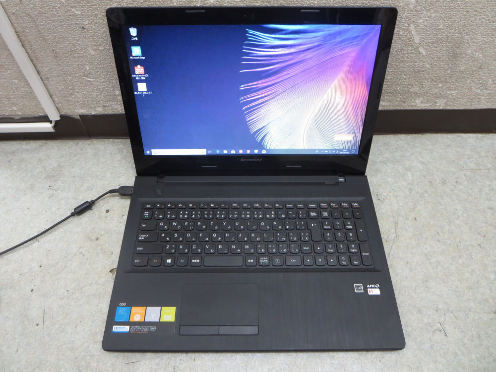 【傷や汚れあり】3894) lenovo 80E3 G50-45 AMD E1-6010 APU with AMD Radeon R2 ...
