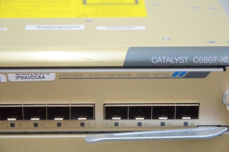 【やや傷や汚れあり （詳細）】Cisco/シスコ Catalyst 6800シリーズ スイッチ C6807 XL 中古(C6800 ...