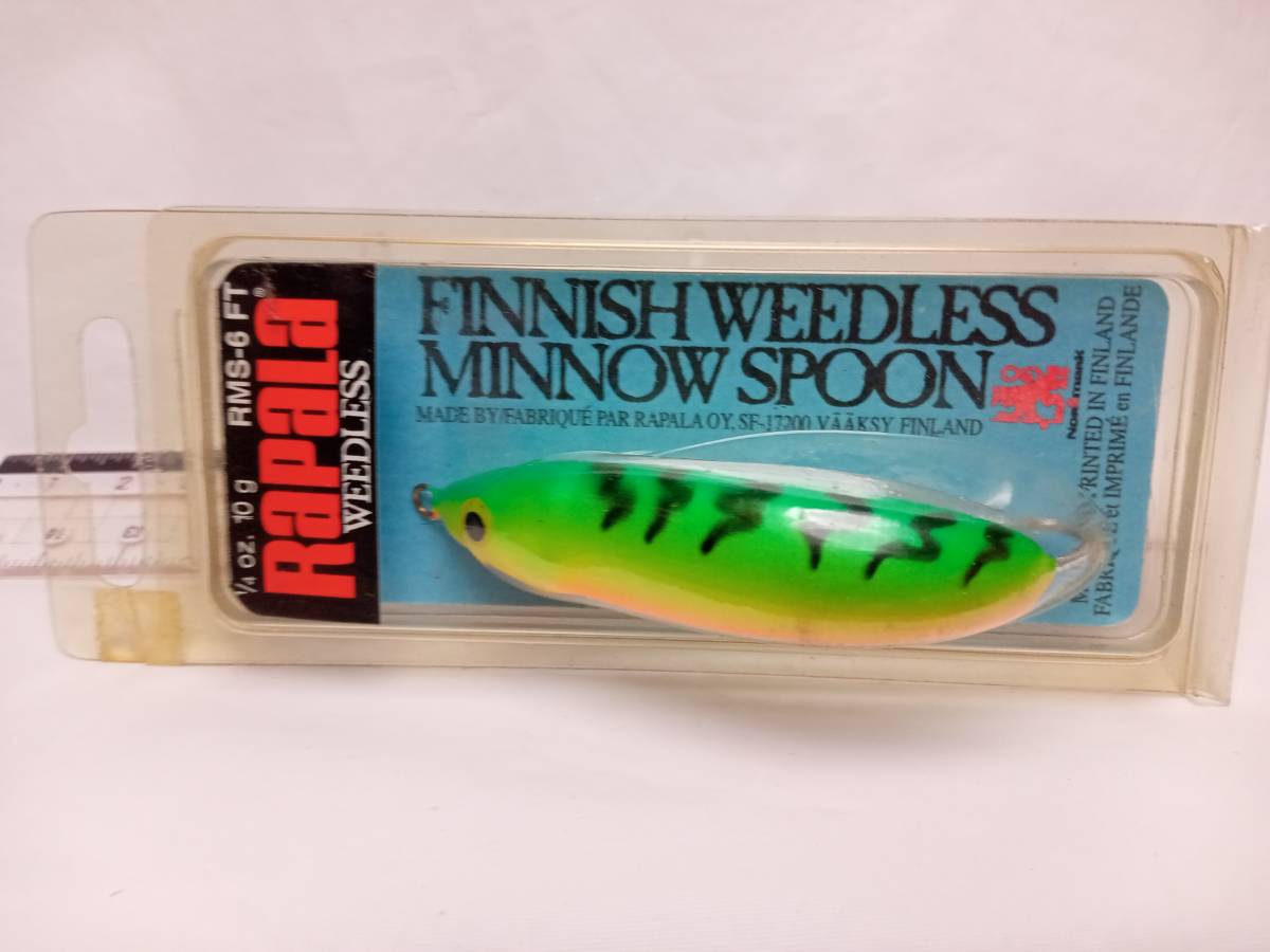 【未使用】ラパラ ミノースプーン ウイードレス RMS6 の落札情報詳細| ヤフオク落札価格情報 オークフリー