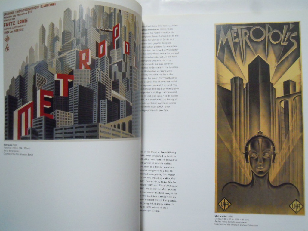 【目立った傷や汚れなし】洋書SCIENCE FICTION POSTER ART('03)洋画SF,怪奇,怪獣映画ポスター:メトロポリス ...