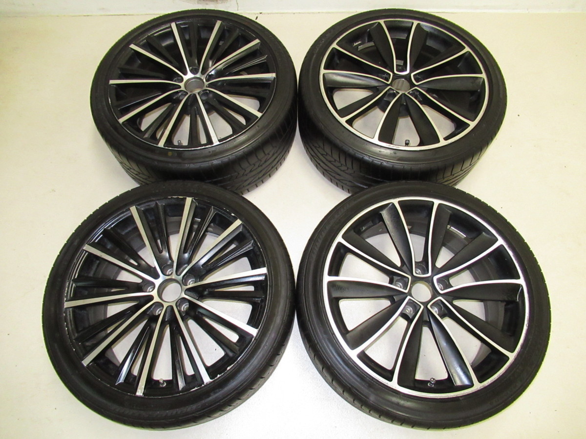 【全体的に状態が悪い】Weds Kranze Graben685EVO/MAGISS531EVO 8J-19+35,9J-19+35 pcd114.3/5H 225/40R19.255 ...