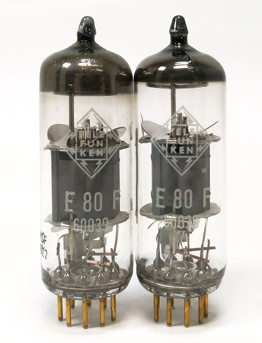 【やや傷や汚れあり】TELEFUNKEN 真空管 E80F 2本セット 金足 テレフンケンの落札情報詳細 - Yahoo!オークション落札価格検索 オークフリー