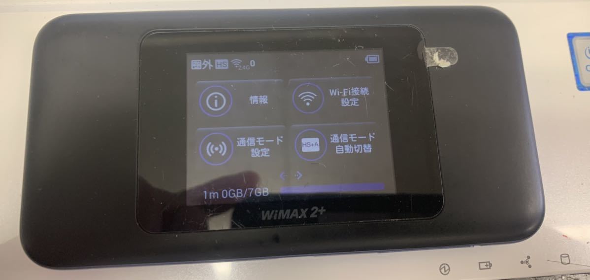 ほぼ未使用！Wimax NEC Speed Wi-Fi NEXT WX05 UQ KDDI利用制限なし の落札情報詳細| ヤフオク落札価格情報 オークフリー