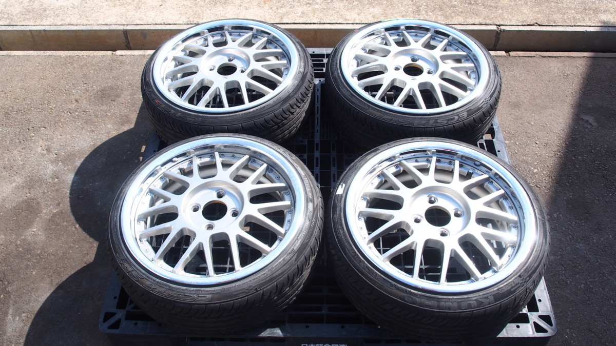 【傷や汚れあり】☆(W0324-10) SSR? MS1-R TANABE プロフェッサー? ホイール 16×6.5+45A 4H100 ...