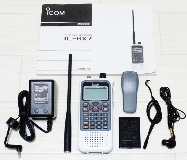 【目立った傷や汚れなし】アイコム IC-RX7 ワイドバンドレシーバー 0.15～1300MHz 希少の落札情報詳細 - ヤフオク落札価格検索 オークフリー