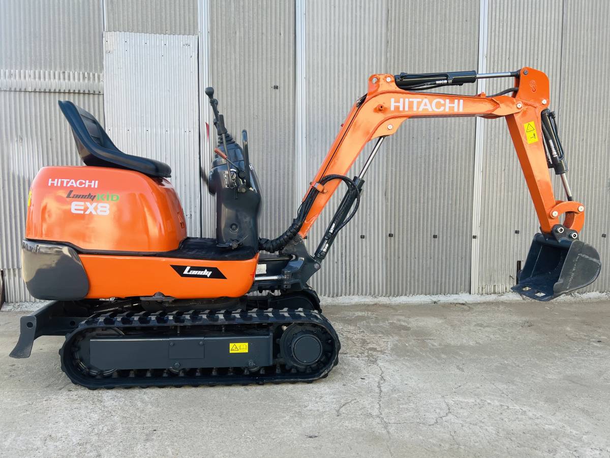 【目立った傷や汚れなし】日立(HITACHI) EX8-2B・パターン切替可能・875時間・ ミニユンボ(ミニショベル)・下取りOK！の落札 ...