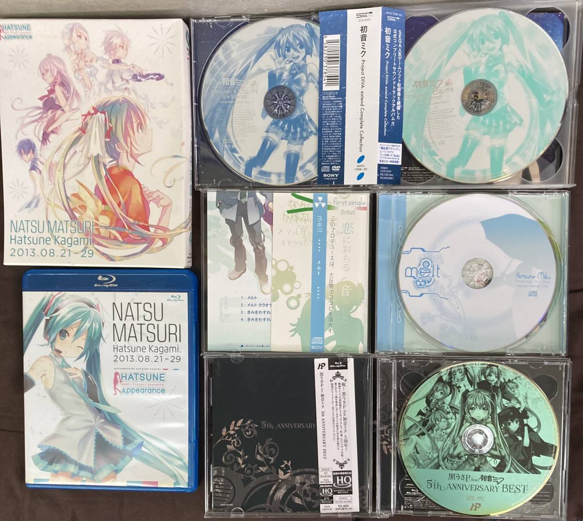 【目立った傷や汚れなし】初音ミク 大量セット! VOCALOID melt メルト CD＋DVD＝8枚 Project DEVA ...
