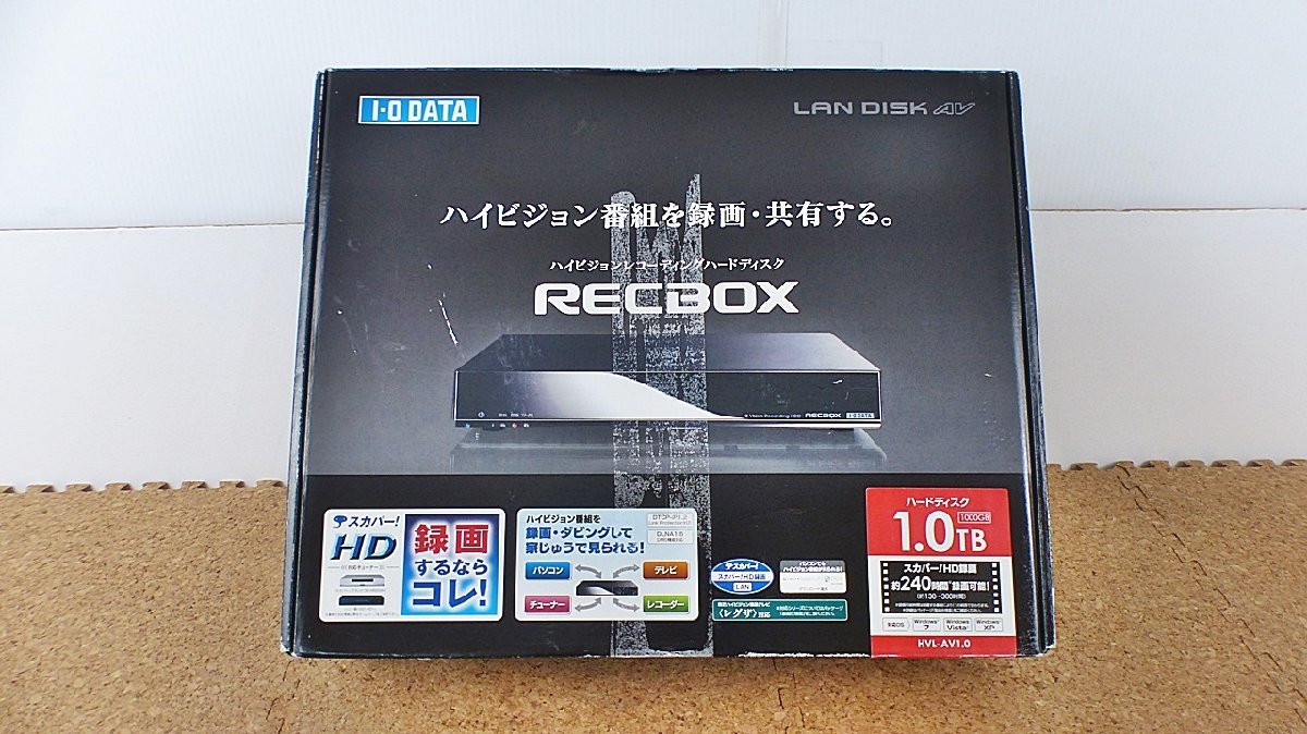 【未使用】[B8A-45-004-2] I-O DATA アイ・オー・データ ハイビジョンレコーディングハードディスク RECBOX 1TB 【未開封】の落札情報詳細 - ヤフオク落札価格検索 ...