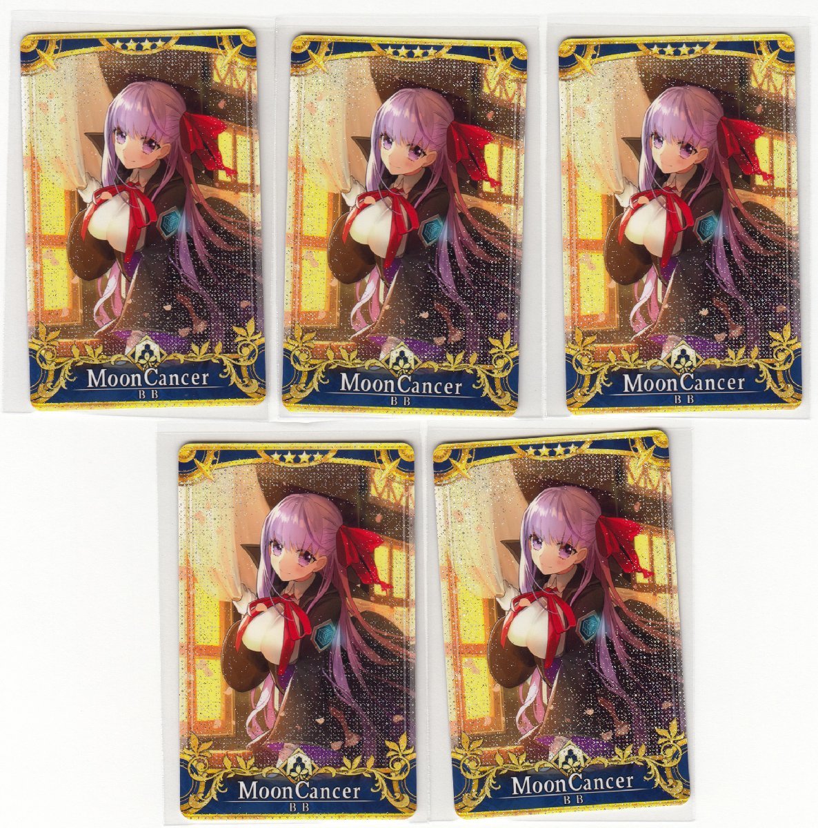 【やや傷や汚れあり】087M FGOアーケード サーヴァント 月 ★★★★『BB』第5段階 5枚セット【中古】の落札情報詳細 - ヤフオク落札価格情報 オークフリー