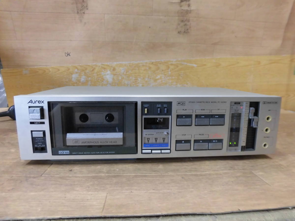 【やや傷や汚れあり】9350 Aurex PC-G07AD カセットデッキ 通電〇の落札情報詳細 - Yahoo!オークション落札価格検索 オークフリー
