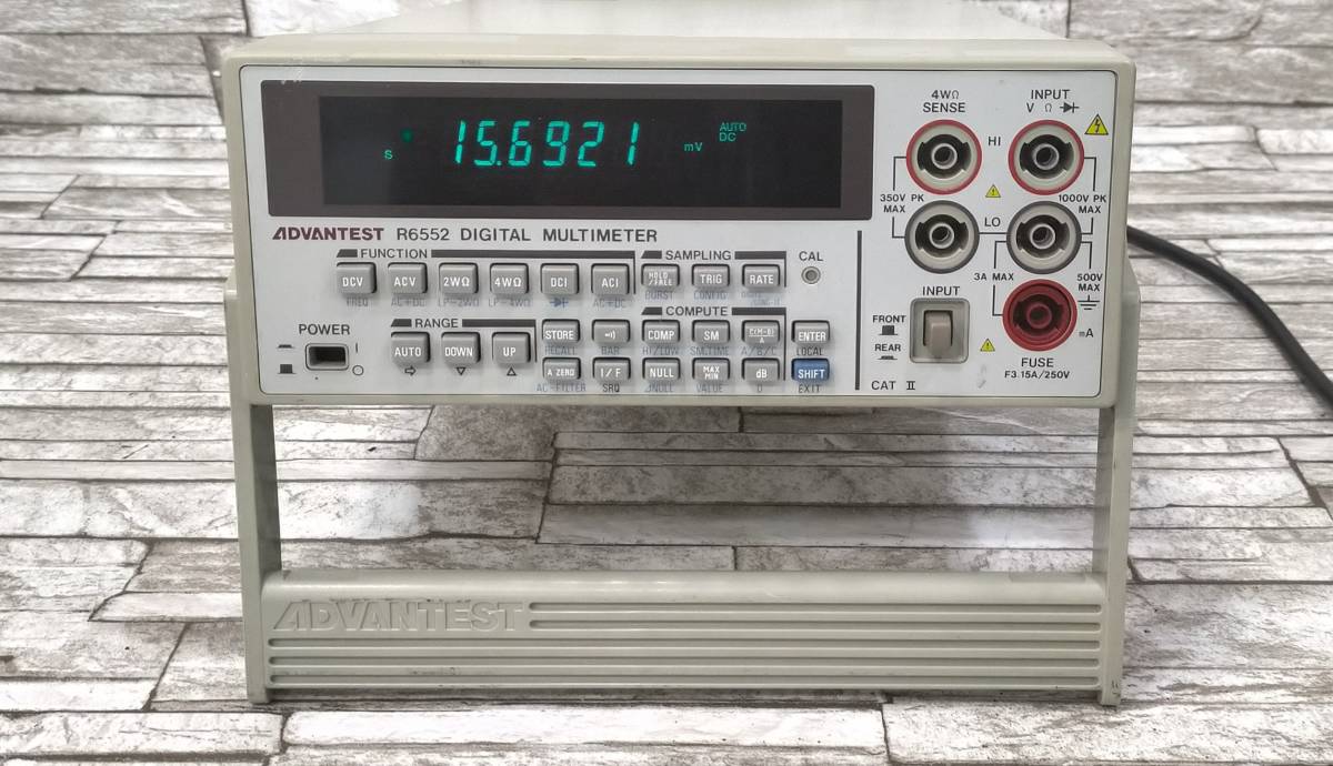 【傷や汚れあり】★☆ADVANTEST R6552 DIGITAL MULTIMETER アドバンテスト デシタルマルチメーター☆★の落札情報 ...