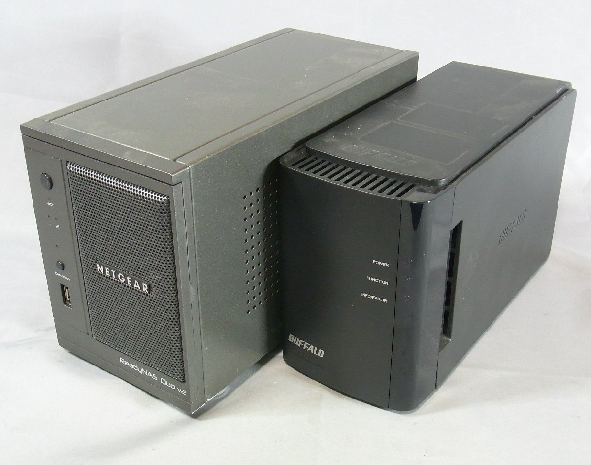 【傷や汚れあり】B30189 O-04211 BUFFALO LS-WX2.0TL/R1 / NETGEAR ReadyNAS RND2000 ...