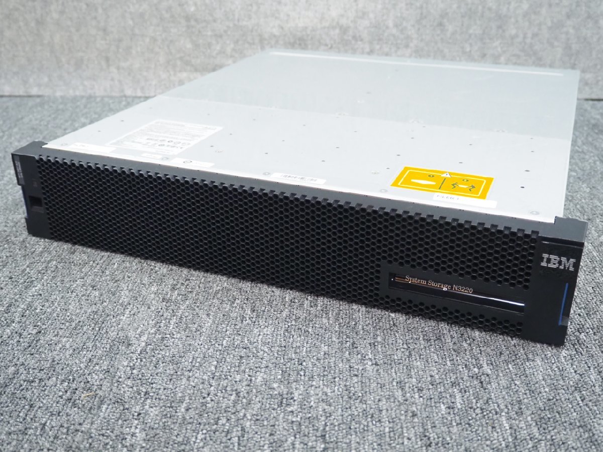 【やや傷や汚れあり】D4 ☆ IBM System Storage N3220 (2857-A22) ☆ 900GB×24 ☆ 111 ...