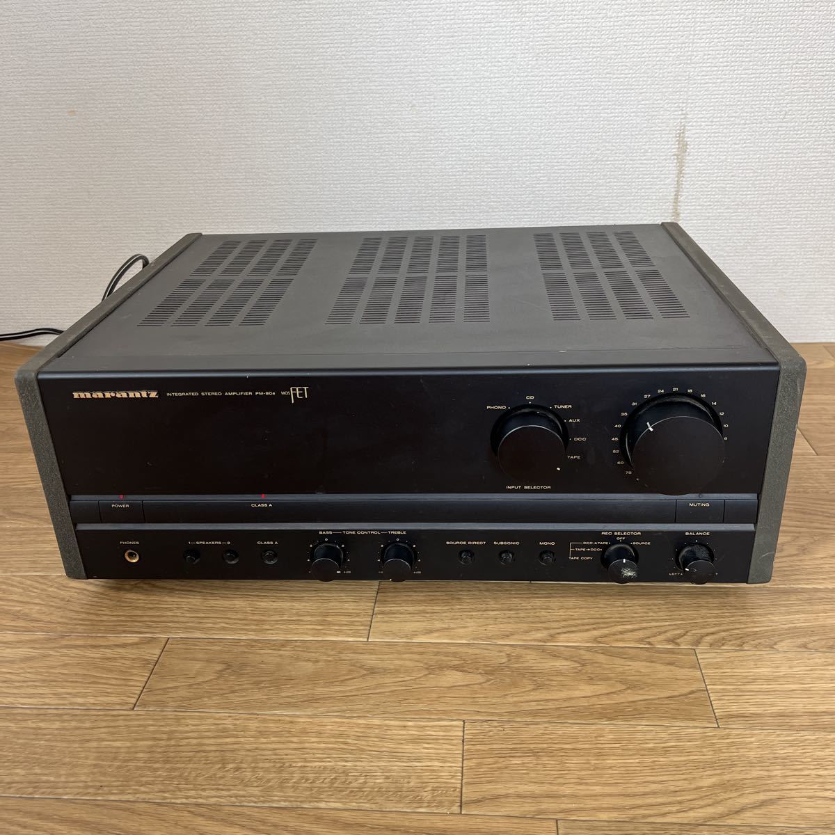 【傷や汚れあり】marantz マランツ Pm 80afプリメインアンプ 現状品の落札情報詳細 ヤフオク落札価格検索 オークフリー