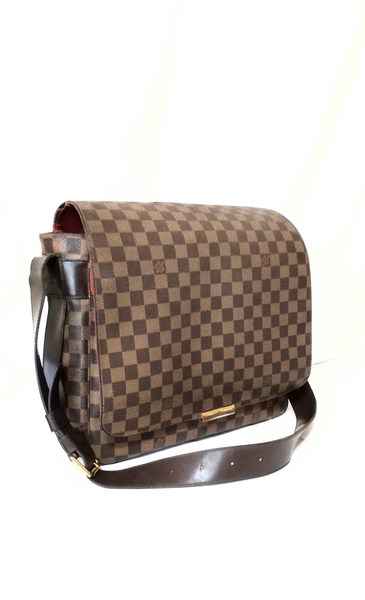 【目立った傷や汚れなし】「正規品」LOUIS VUITTON（ルイヴィトン）ダミエバスティーユN45258/メンズショルダーバックの落札情報詳細 - Yahoo!オークション落札価格検索 オークフリー