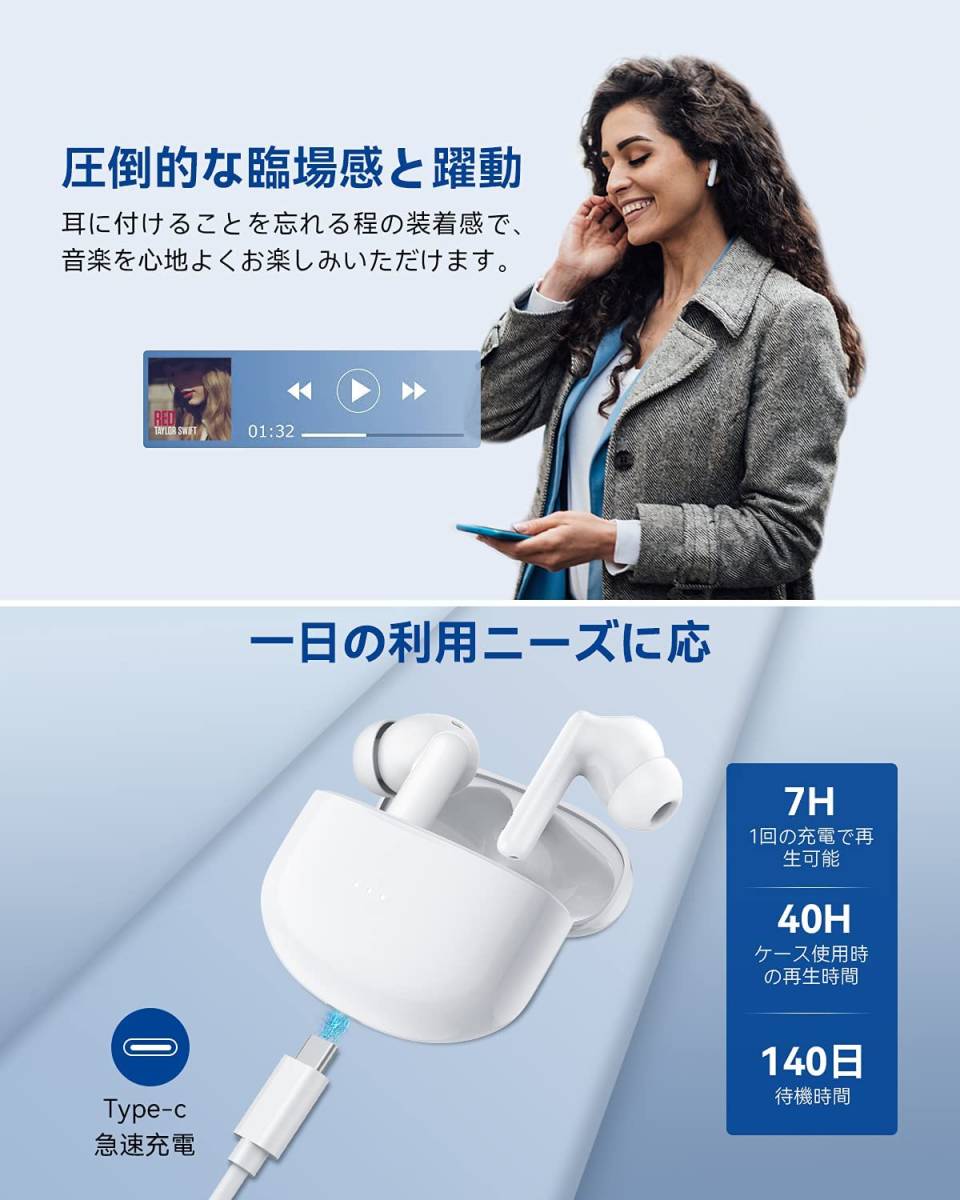 【未使用】704 イヤホン ワイヤレスイヤホン Bluetooth【2022年業界新開発版＆Bluetooth 5.1】ぶるーとーす 自動ペアリング タッチ式の落札情報詳細 - Yahoo ...