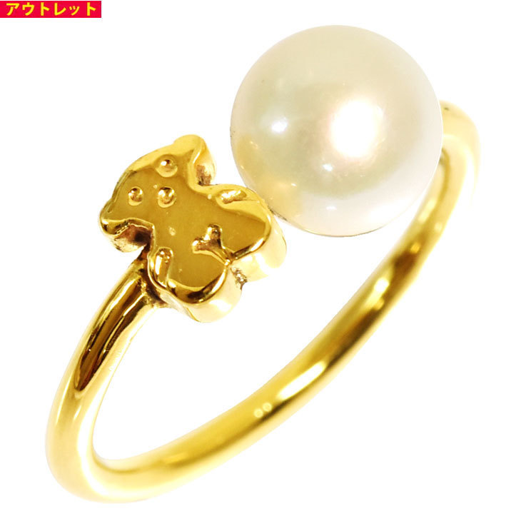 【未使用】アウトレット！ TOUS トウス K18リング Sweet Dolls くま パール 18金 指輪 314835000 新品 レターパックプラスで送料無料の落札情報詳細 - ヤフオク ...