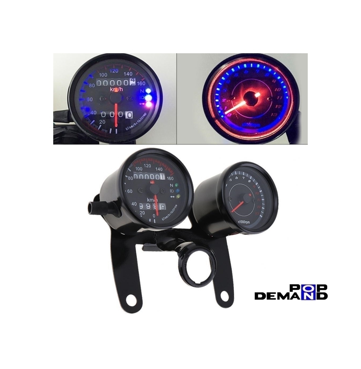 【未使用】 送料無料 汎用 Ver.2 ブルー LED メーターセット スピード・タコ一式 APE エイプ APE DX APE タイプD CB50 CB50JX CB50S の落札情報詳細 ...