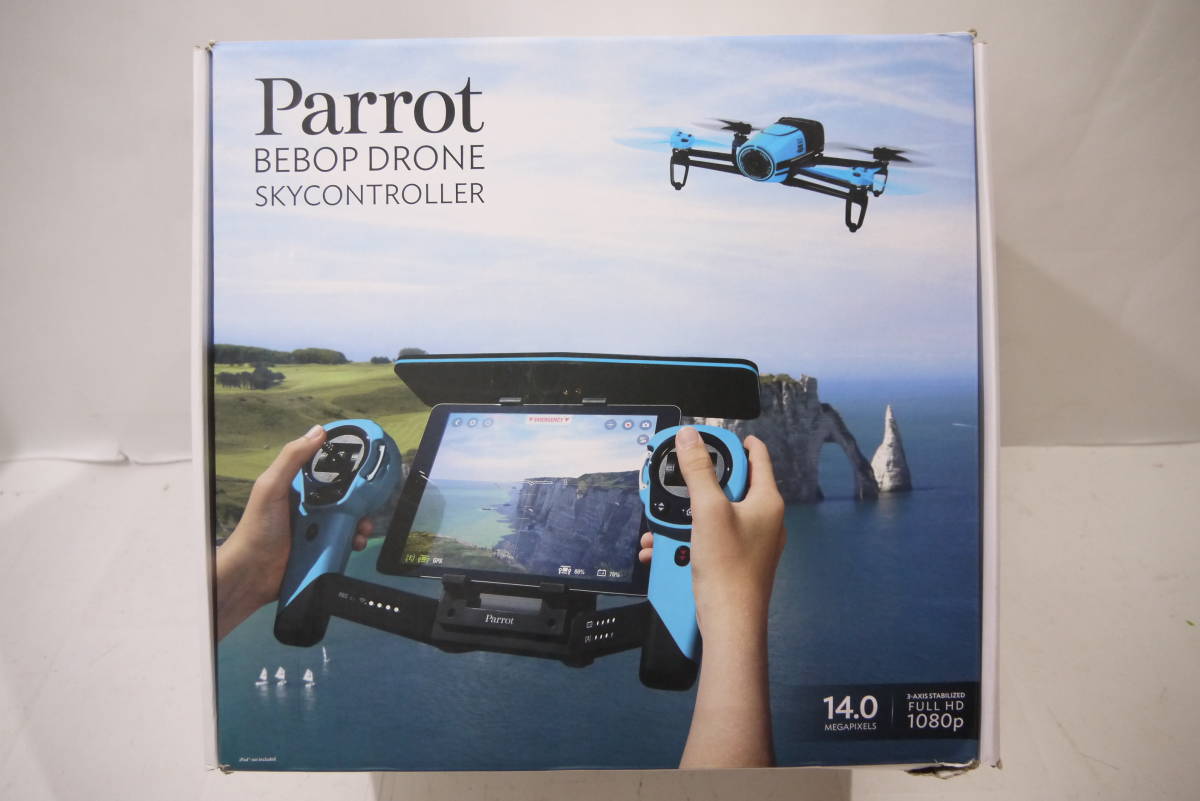 【傷や汚れあり】2386T/Parrot BEBOP DRONE SKYCONTROLLER PF725141 パロット ドローン スカイコントローラーセット他 現状の落札情報詳細 ...