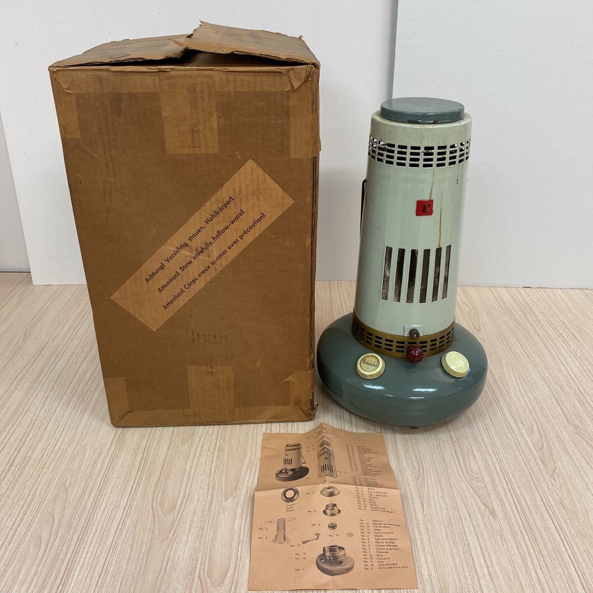 【傷や汚れあり】905 希少 CalorIfix Turm 石油ストーブ スイス軍 旧ドイツ製 ヴィンテージ コレクション パーフェクション ...