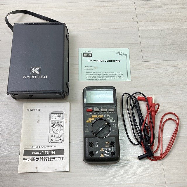 【やや傷や汚れあり】MODEL 1008 デジタルマルチメーター 通電確認済み KYORITU 共立 【中古品】 K0026103の落札情報 ...