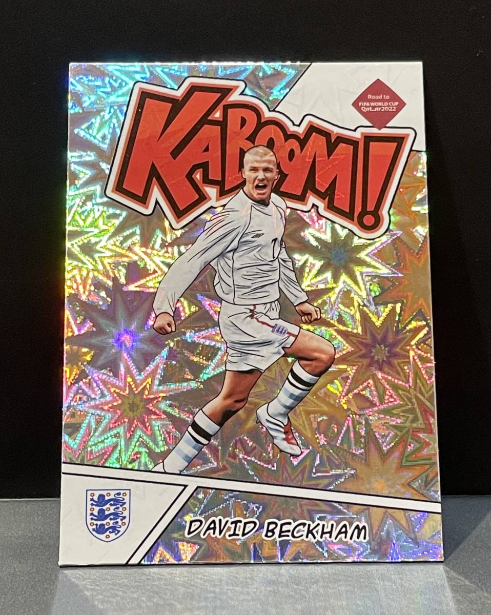 【未使用に近い】David Beckham 2021-22 Panini Donruss Soccer Road to Qatar Kaboom！！！！レア！！インサートカード！！ベッカム ...