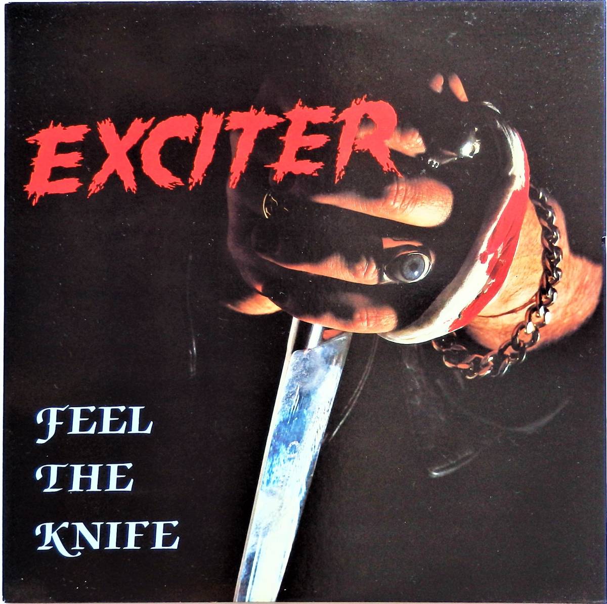 【目立った傷や汚れなし】【1985年12”EP/MFNオリジナル盤/保存状態良好即決盤】 EXCITER / Feel The Knifeの ...