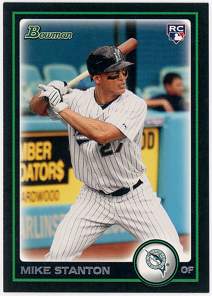 【未使用に近い】YANKEES DH GIANCARLO STANTON/2010 BOWMAN DRAFT RC BDP30!の落札情報詳細 ...