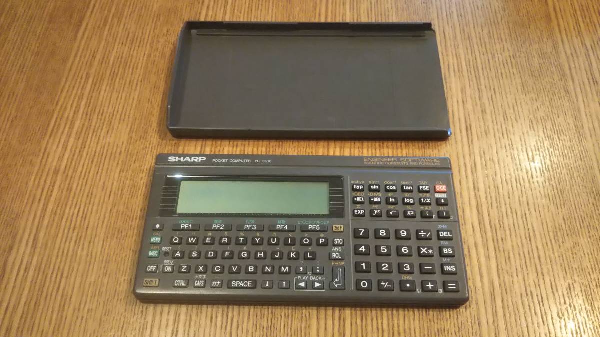 【未使用に近い】【美品】SHARP PC-E500/ポケットコンピュータ/ジャンク品/説明書・BASICリファレンス付き/箱あり/の落札情報詳細 - ヤフオク落札価格検索 オークフリー