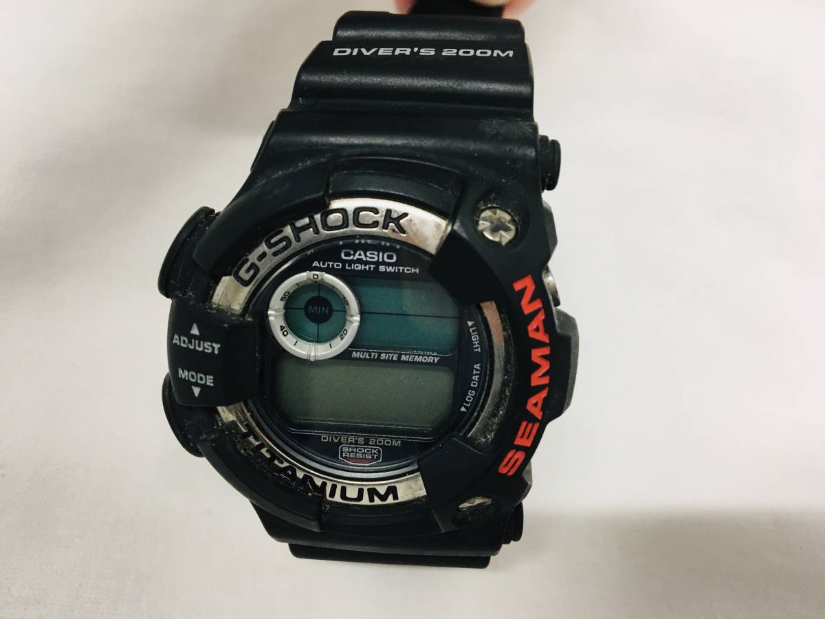 【傷や汚れあり】O40605 CASIO G-SHOCK SEAMAN TITANION DW-9950 (ジャンク)の落札情報詳細 ...