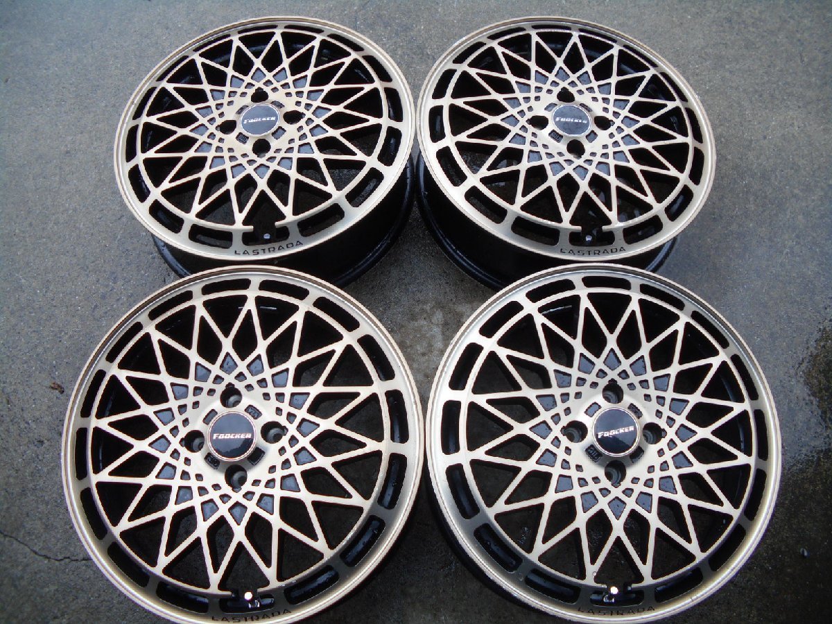 【中古】ラストラーダ フォーカー Foocker 15インチ 新品 ホイール、 中古タイヤ付き！！ 激安売り切り！！ の落札情報詳細| ヤフオク落札価格情報 オークフリー