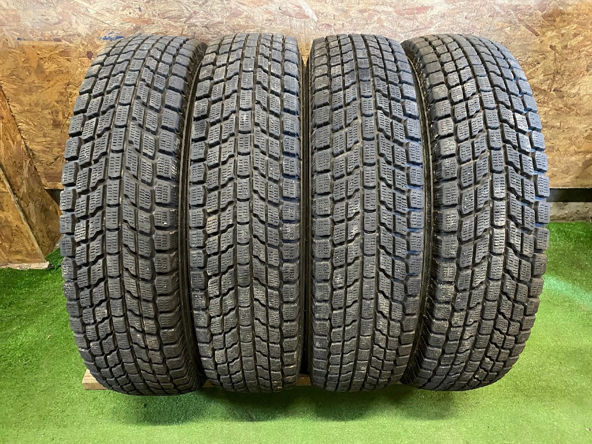 【やや傷や汚れあり】175/80R16 YOKOHAMA ヨコハマ GEOLANDAR i/T G072 バリ山 スタッドレスタイヤ 4本 ...