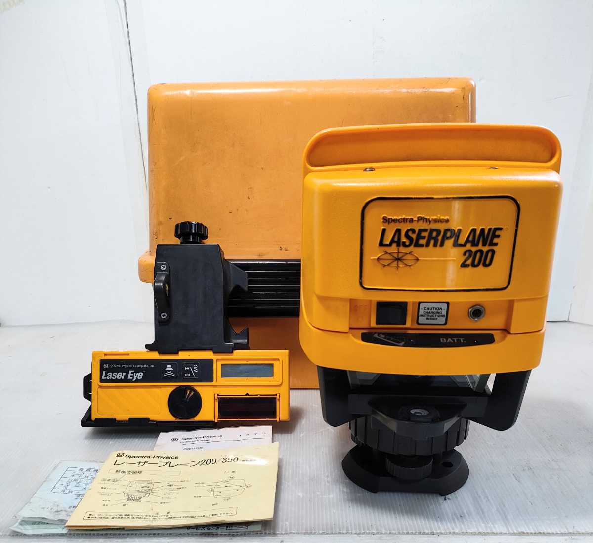 【傷や汚れあり （詳細）】☆SPECTRA-PHYSICS スペクトラフィジック LASERPLANE350 回転レーザーレベル Level ...