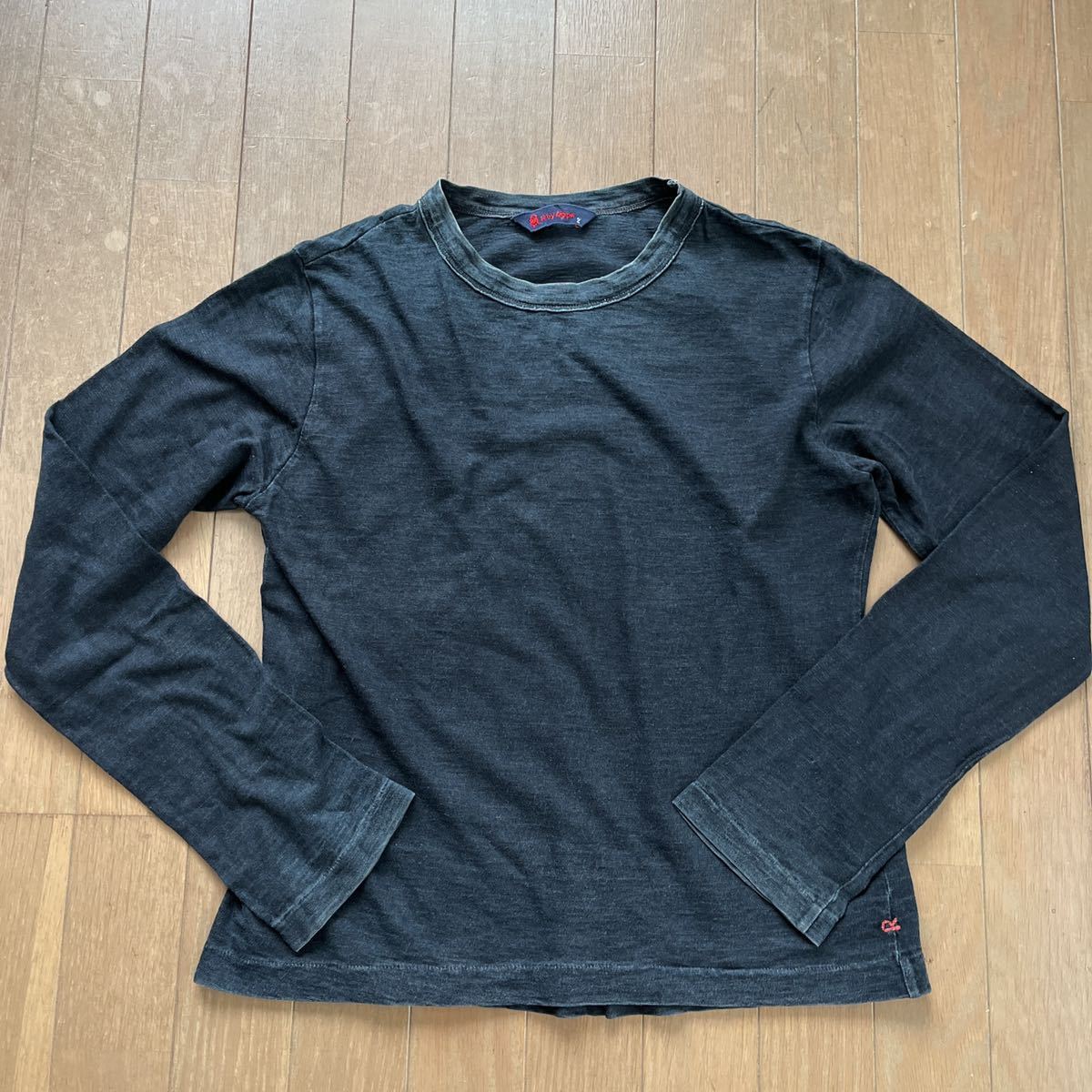 【目立った傷や汚れなし】R by 45rpm インディゴ染め長袖Tシャツ ブラック サイズ2 ロングスリーブ 藍染 カットソー 日本製 の落札情報詳細| ヤフオク落札価格情報 オークフリー