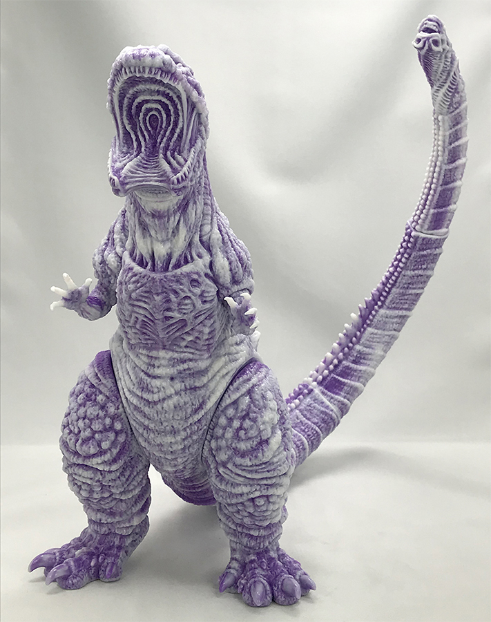 【未使用】PassionTank シン ゴジラ 2016 第4形態 覚醒Ver. 組立キット 紫マーブル シンゴジ ソフビ トレフェス ...
