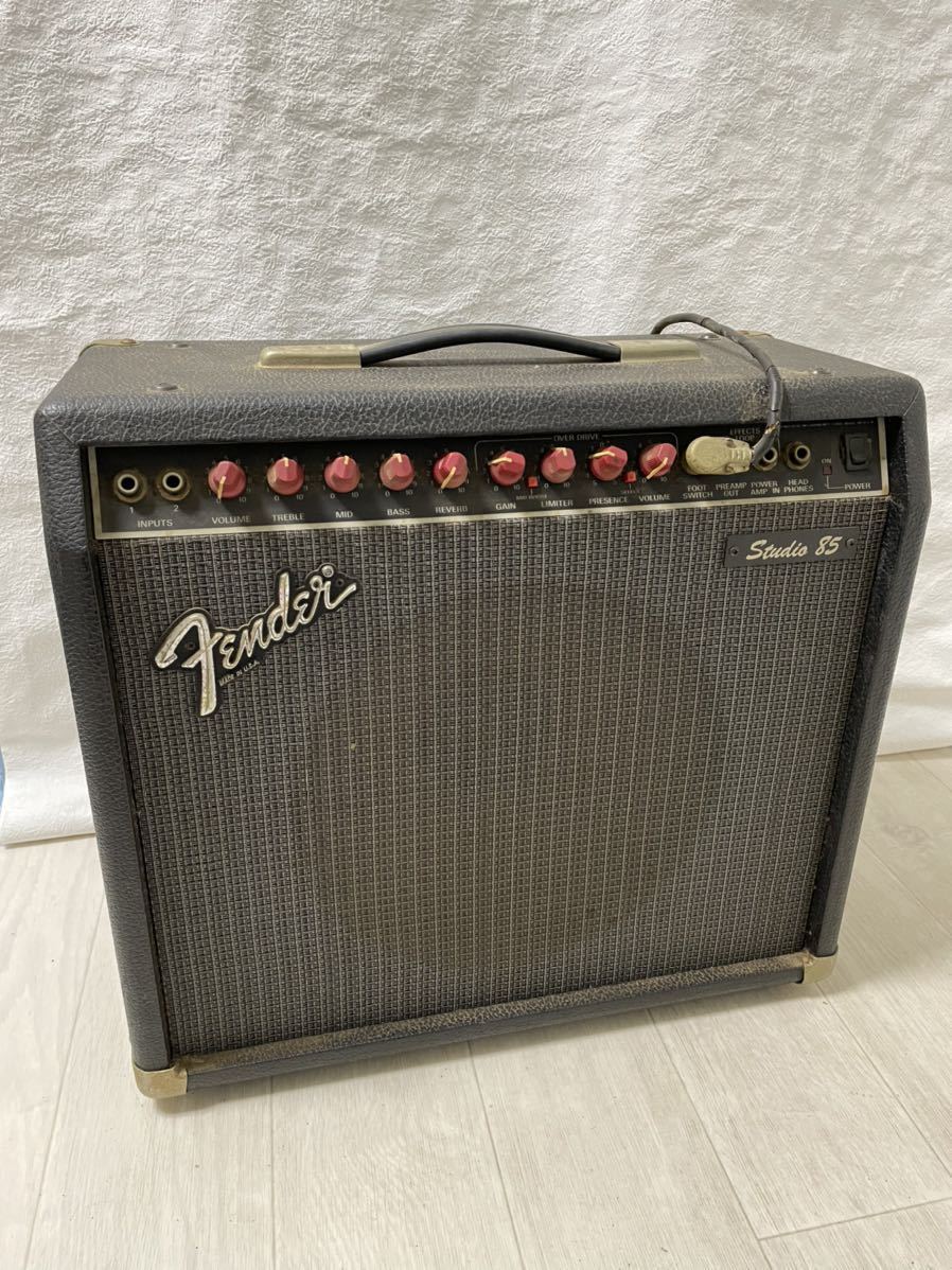 【傷や汚れあり】Fender USA STUDIO 85 200W 希少 フェンダー ギターアンプ 音出し確認済みの落札情報詳細 - ヤフオク ...