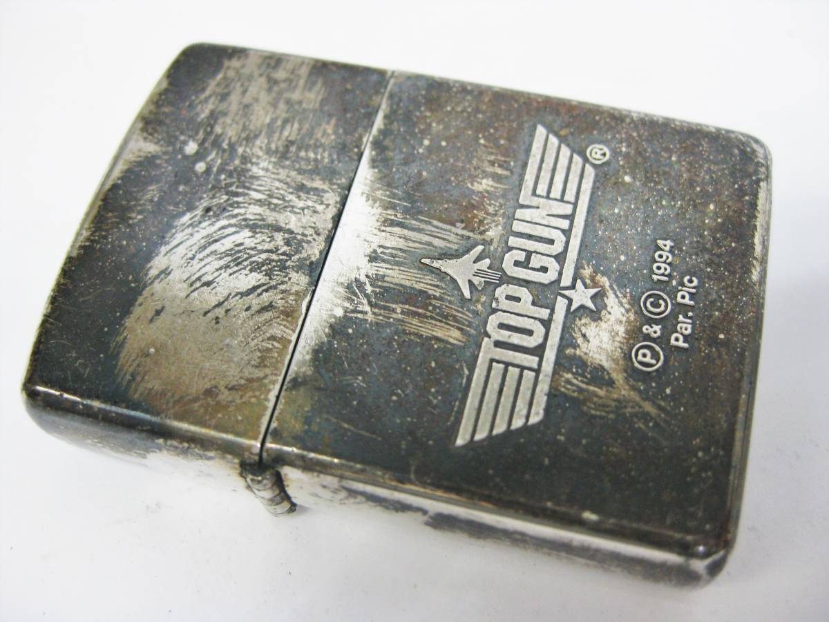 【傷や汚れあり】☆【GH/Z-112】Zippo/ジッポー 1994年「TOP GUN、トップガン」着火確認済☆ の落札情報詳細| ヤフオク ...