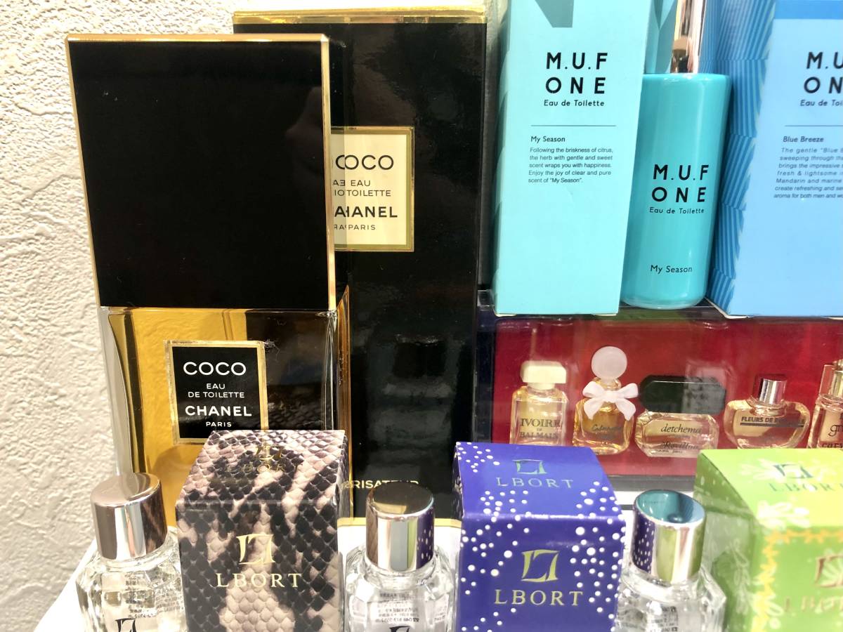 【未使用に近い】A889 香水まとめ 未使用含む CHANEL シャネル BABY DOLL ベビードール M.U.F. ONE その他 残量90％以上 自宅保管品 現状品 経年品 劣化品の ...