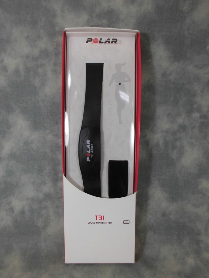 【やや傷や汚れあり】AI き10-42 【未開封】POLAR ポラール T31 トランスミッター 心拍計 ハートレートモニター 黒 ブラック ...