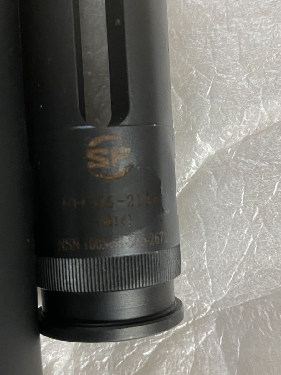 【やや傷や汚れあり】美品 ANGRY GUN SURE FIRE FA556SAタイプ SAR サイレンサー Black 20190502 ...