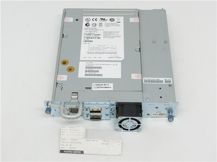 【傷や汚れあり】中古品 富士通 FUJITSU LT S2 DRIVE LTO-6 LT20RSJ1 テープライブ AQ288E#104 動作 ...